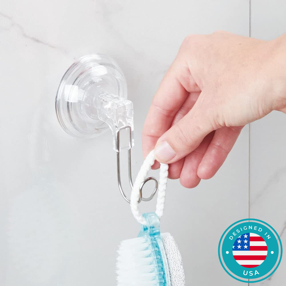 Reo PowerLock Suction Hook (Stainless Steel) - Clear – Now & Zen